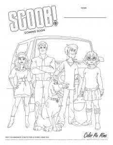 FREE SCOOB Coloring Sheets! - Beverly Hills